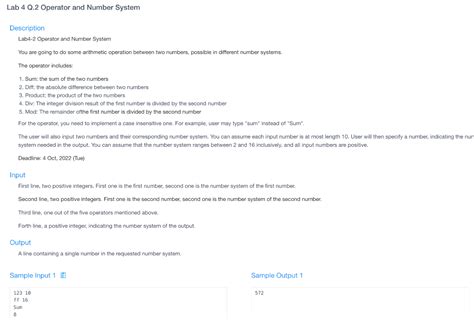 solved description lab4 2 operator and number system you are