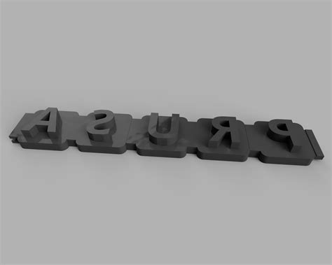 Modular Name Sand Stamp By Fabscho Download Free Stl Model