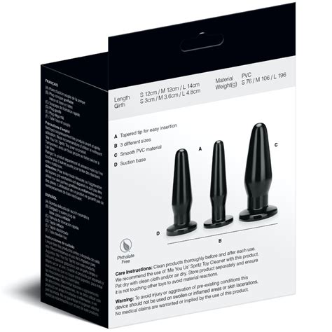 Anal Training Kit 3 Piece Set Extreme Toyz