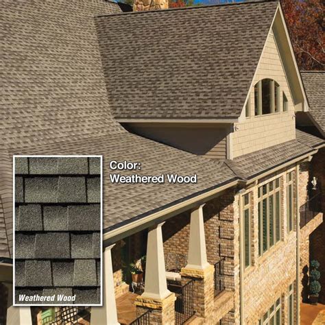 Weathered Wood Roof Shingles