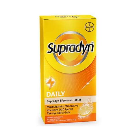 Supradyn Daily 30 Efervesan Tablet Sonkullan