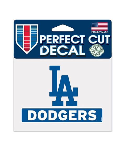 Wincraft Los Angeles Dodgers 4 X 5 Perfect Cut Logo Slogan Decal Macys
