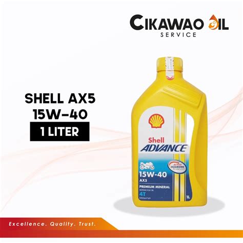 Jual Oli Motor Shell Advance 4T AX5 15W 40 1L Shopee Indonesia