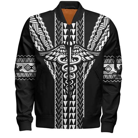Philippines Filipinos Bomber Jacket Nurse Tribal