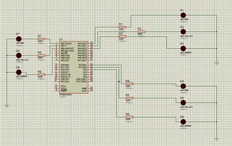 Simulasi Traffic Light Menggunakan Atmega8535