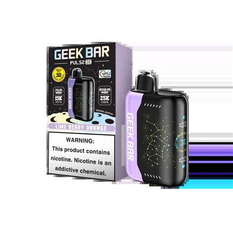 Lime Berry Orange Geek Bar Pulse X Edition 25000 Puffs