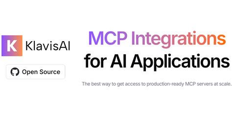 launch yc klavis ai open source mcp integrations for ai applications y combinator