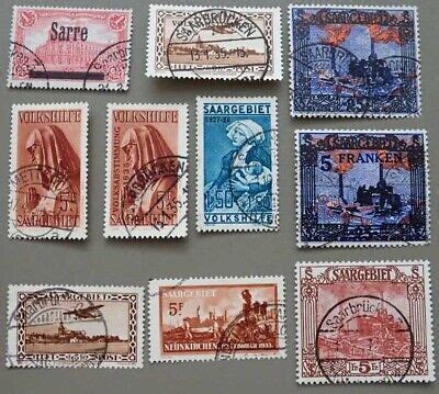 Echte Briefmarken Aus Dem Saargebiet Bis Online Kaufen EBay