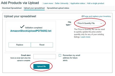 Using One Stop Order Processing With Amazon Files