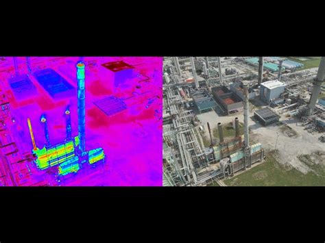 Thermal Flare Stack Inspection By Drone