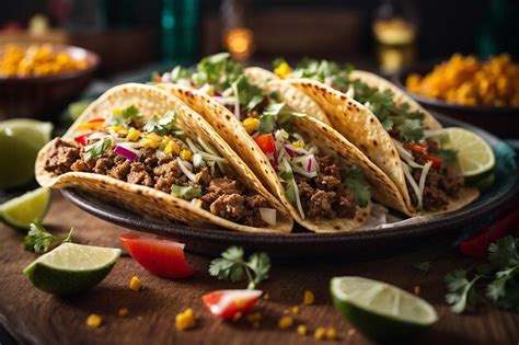 Premium Ai Image Fresh Taco