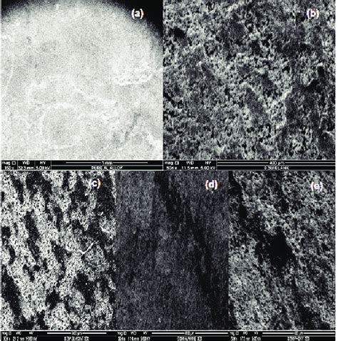 Scanning Electron Micrographs Of A Pure Aluminium B Aluminium In