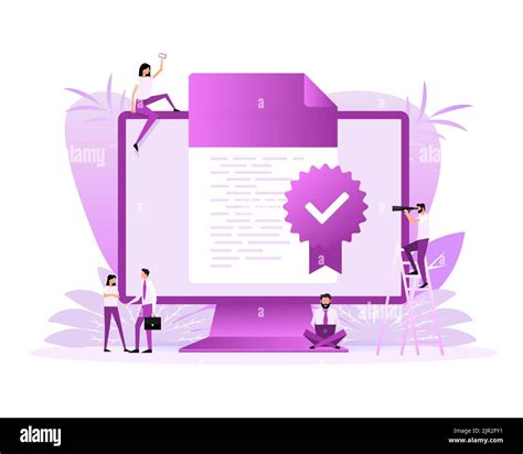 Certified Document Symbol Approval Process Quality Mark Stock Vector Image And Art Alamy