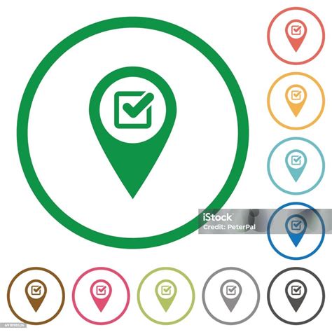 檢查點 Gps 地圖位置平面圖標輪廓向量圖形及更多位置描述圖片 位置描述 全球定位系統 全球性 Istock