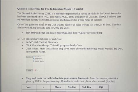 Solved The General Social Survey Gss Is A Nationally