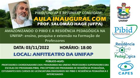 Programas De Iniciação à Docência E De Residência Pedagógica Realizam
