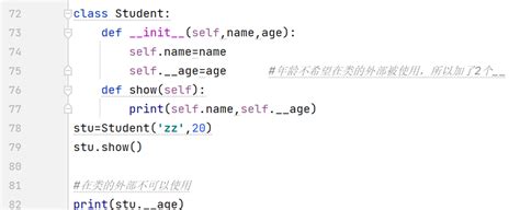 Python——类和对象之私有属性 极客之音