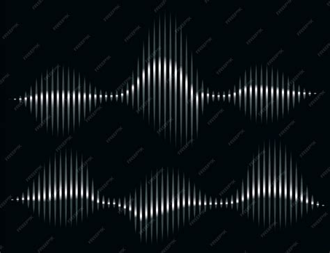 Premium Vector Sound Wave Rhythm Abstract Music Pulse Background Frequency Spectrum Vector