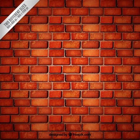 Fondo De La Pared De Ladrillo Rojo Vector Gratis