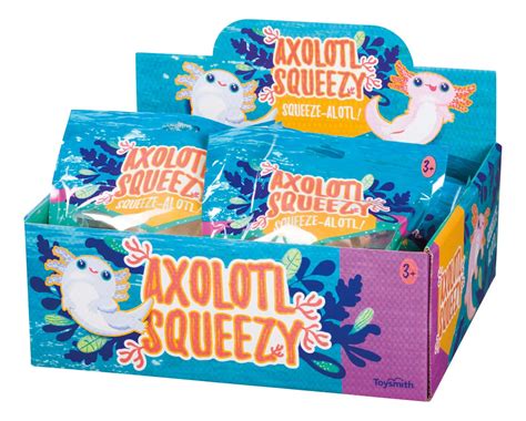 Toysmith Axolotl Squeeze Ball