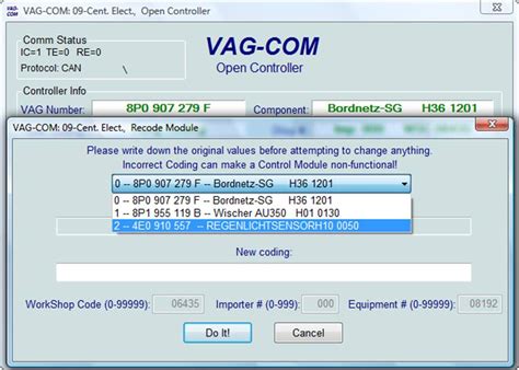 Manuál VAG-COM – Autodiagnostika