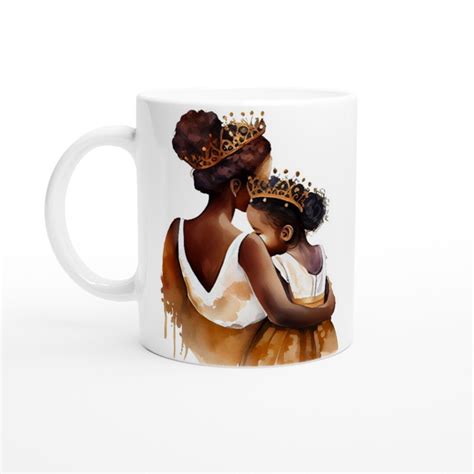 White 11oz Ceramic Mug Mothers Daughter Mug Mothers Day Mug Mom Mug