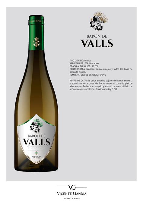 Barón de Valls Blanco - Macabeo - Vicente Gandia
