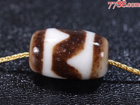 藏传精品虎牙天珠 天珠 图片鉴赏 收藏价格 7788铜器收藏