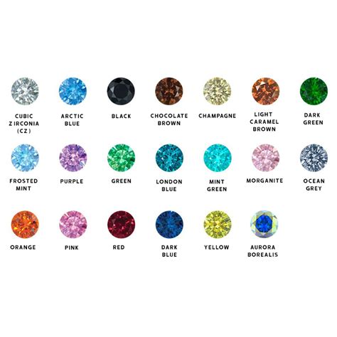 18g 30 Ti Prong Set Gem Press Fit End 23rd Street Body Piercing