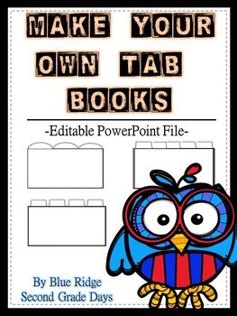 Tab Book Template Editable Powerpoint Create Your Own Tab Books