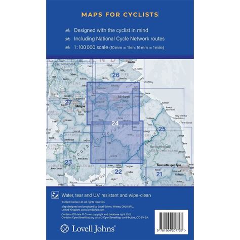 Edinburgh And Central Southern Scotland Cycle Map Fair Trade