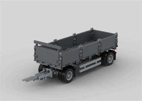 Lego Moc Flatbed Trailer By Bortnick Rebrickable Build With Lego
