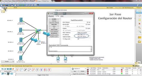 C Packet Tracer Configuración de Servidores DNS DHCP CORREO FTP y Access Point