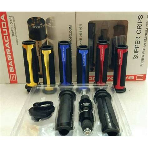 Jual Handfat Barracuda Karet Handle Grip Bandul Jalu Stang Motor CnC