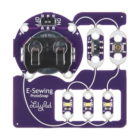 SparkFun Education Kits And Materials LilyPad E Sewing ProtoSnap Kit