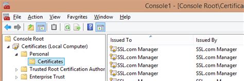 Fix The IIS No Private Key Error Message SSL Com