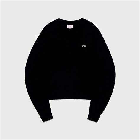 우먼 라운드넥 부클 니트 블랙 감도 깊은 취향 셀렉트샵 29cm