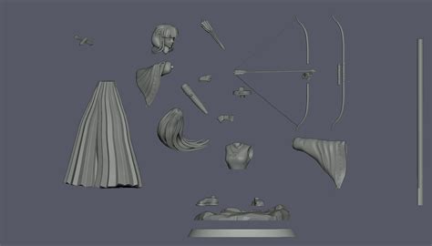 Stl File Kikyo Inuyasha 👾 ・3d Printable Model To Download・cults