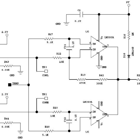Schematic Diagram Of Dual Threshold Hysteresis Comparison Circuit In