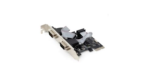 CARD Adaptor GEMBIRD PCI Express La 2 X Port Serial Cu Bracket Low Profile Okazii Ro
