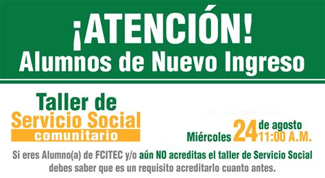 Taller De Servicio Social Facultad De Ciencias De La Ingeniería Y