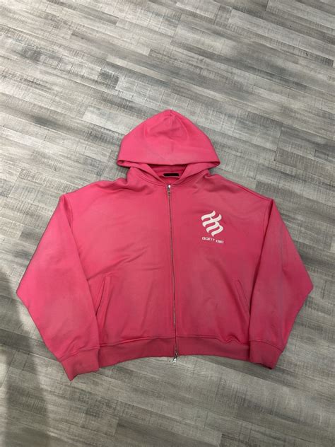 Hmdd Hmdd Happy Memories Dont Die Chainstitch Logo Zip Up Hoodie Grailed