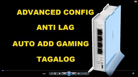 Mikrotik Anti Lag Gaming Priority Tagalog Auto Add Gaming Youtube