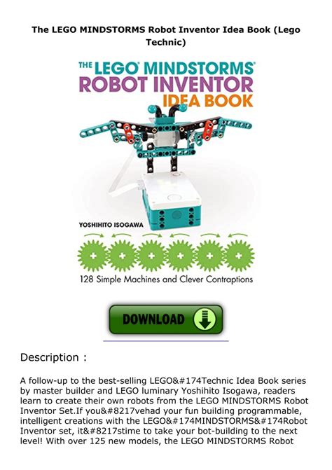 pdf read download the lego mindstorms robot inventor idea book lego