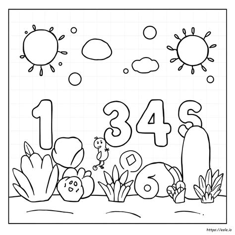Coloring Pages By Numbers For Kindergarten