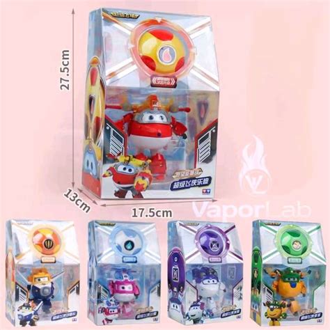 Jual Superwings Jett Auldey Original Mainan Robot Pesawat Transform