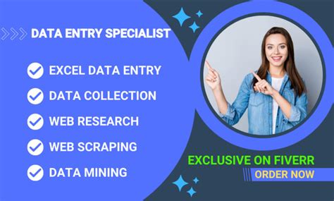 Do Web Research Data Collection And Excel Data Entry Work By