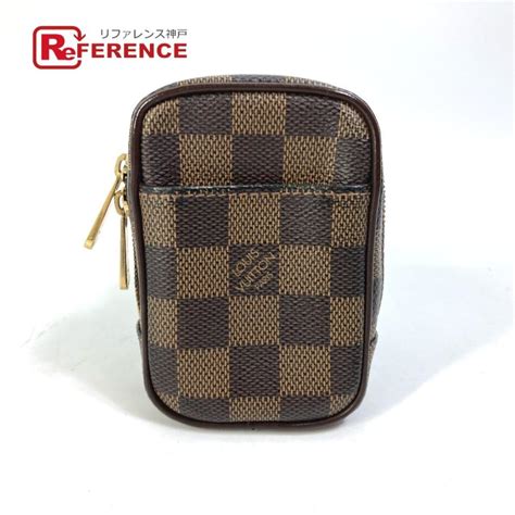 Louis Vuitton ルイヴィトン N61738 ダミエ エテュイ オカピ Pm カバン ポーチ シガレット タバコ デジカメ エベヌ