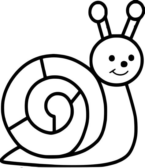 Coloriage escargot maternelle à imprimer