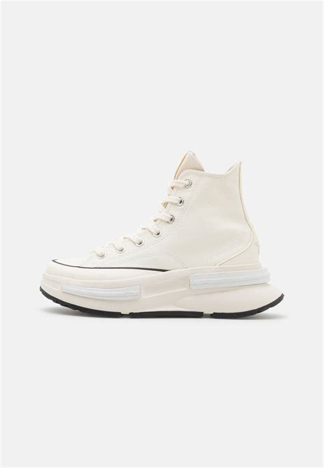 Converse Run Star Unisex High Top Trainers Blackwhitewhite